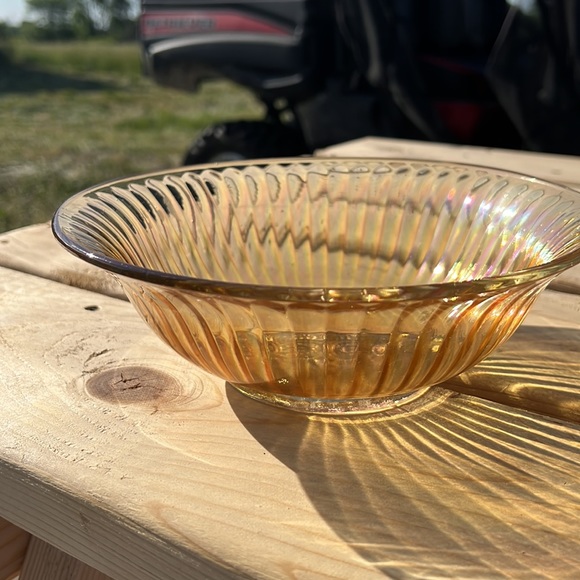 Vintage | Dining | Vintage Imperial Marigold Carnival Glass Depression ...